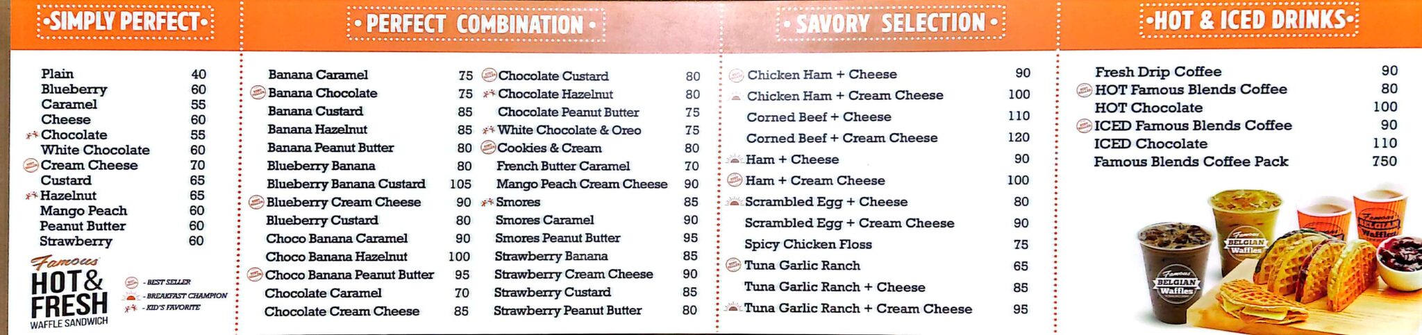 CEB-HORIZONTAL MENU BOARD – Famous Belgian Waffles
